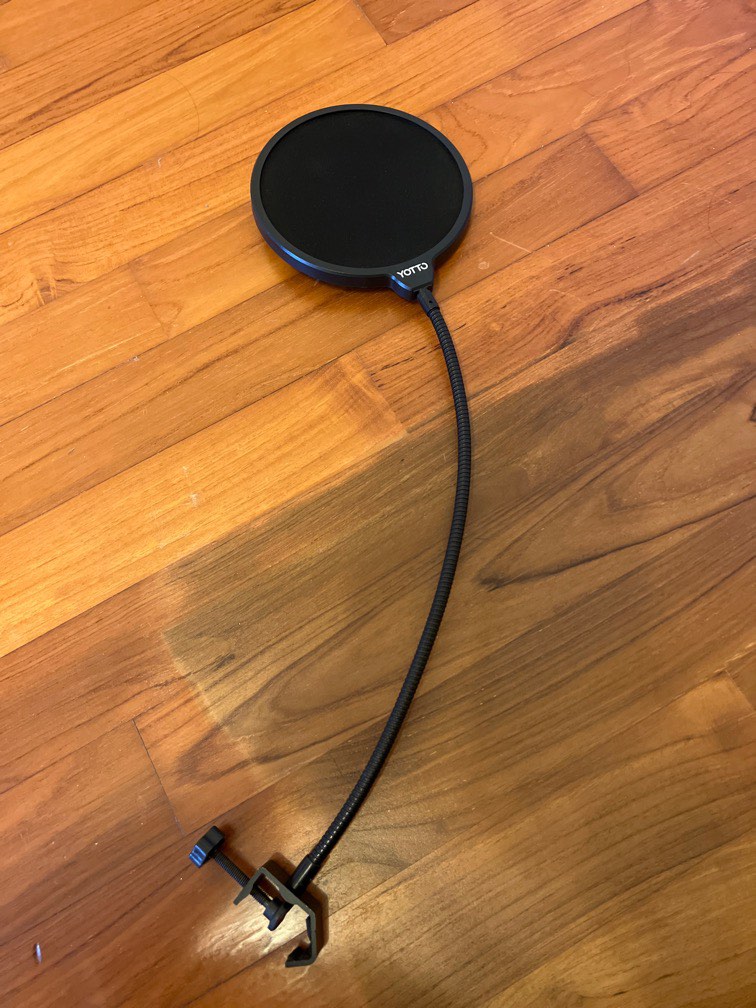 Pop filter for microphones / clip to mic stands, Audio, Microphones on ...