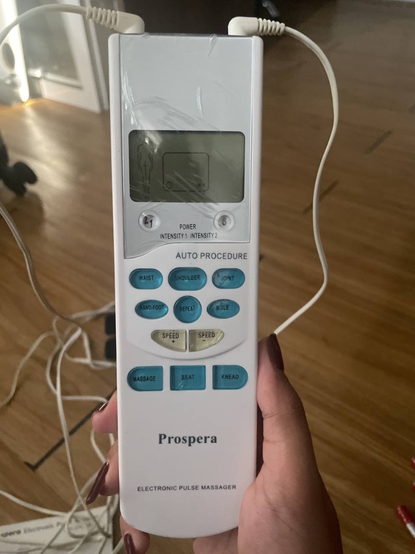 RUSH Prospera Electronic Pulse Massager (PL009) w/ 4 pads, Beauty & Personal Care, Bath & Body ...