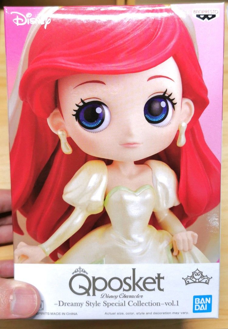 Qposket Disney Ariel The Little Mermaid (ONLY BOX), Hobbies & Toys ...
