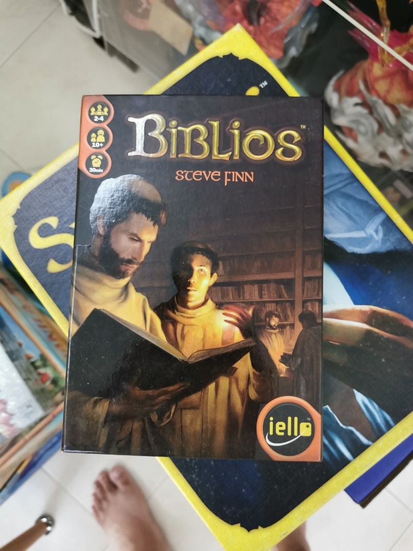 (Rare) Biblios Board Game, Hobbies & Toys, Toys & Games on Carousell