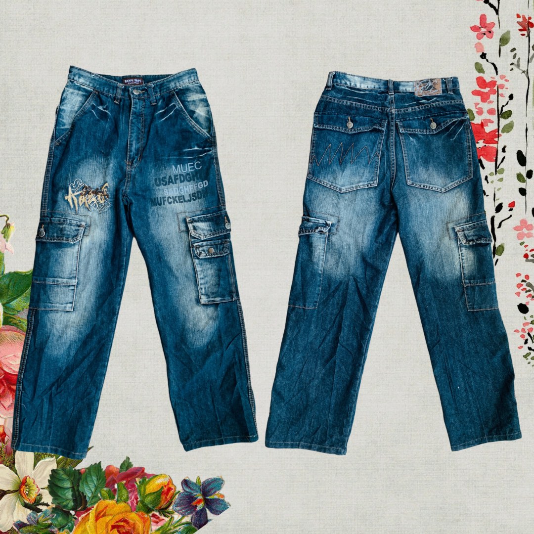 Rare Vintage Japanese Happy Hope Pants | Y2K | Unisex on Carousell