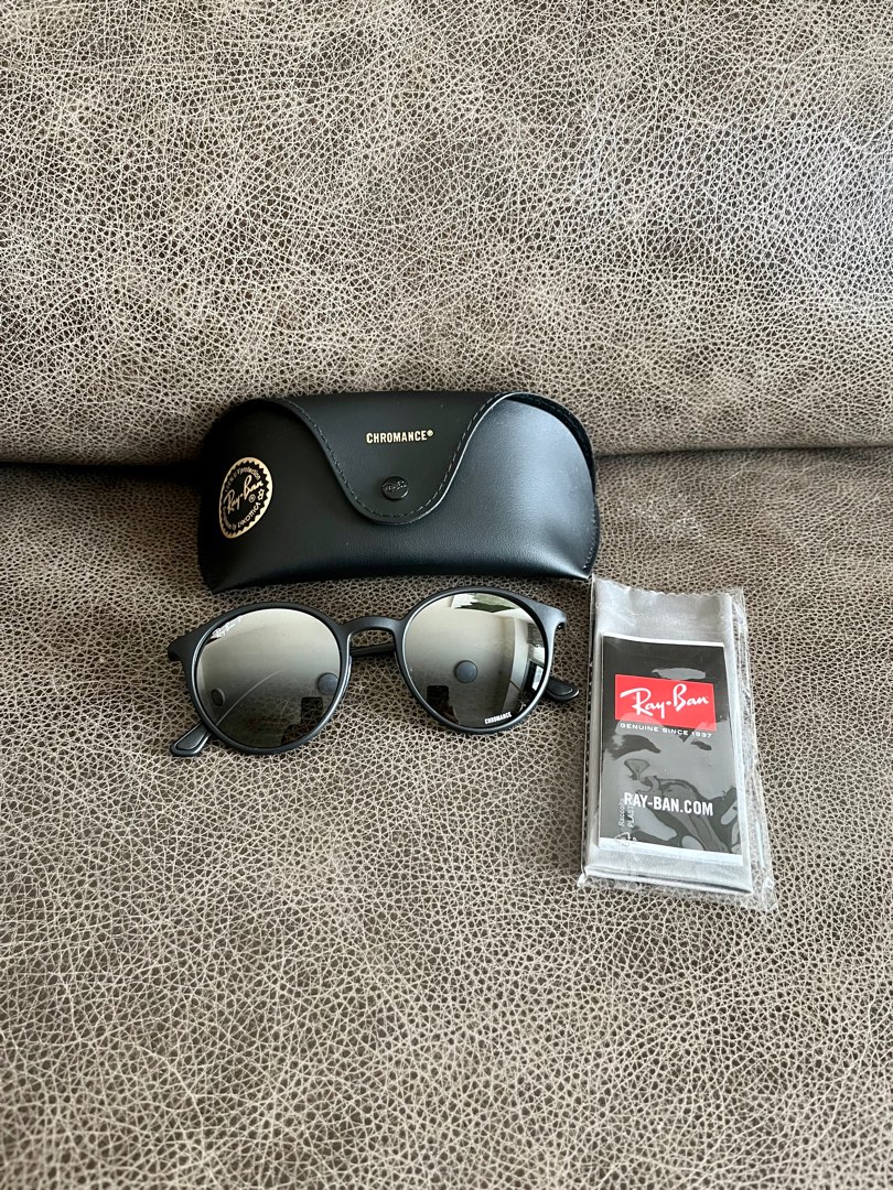 Ray Ban 偏光太陽眼鏡 sunglasses RB 4336-CH 601-S/5J 銀色鏡面 silver lens rayban 極 ...