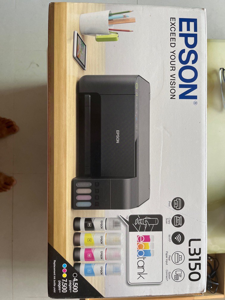 Relocation sale: $120 for Epson L3150 printer scanner, Computers & Tech, Printers, Scanners ...