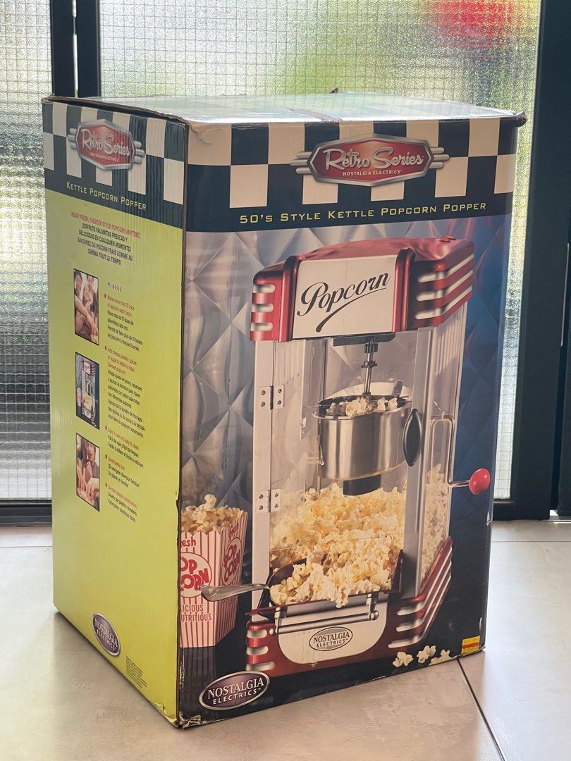 Retro series nostalgia electric popcorn popper, Hobbies & Toys ...