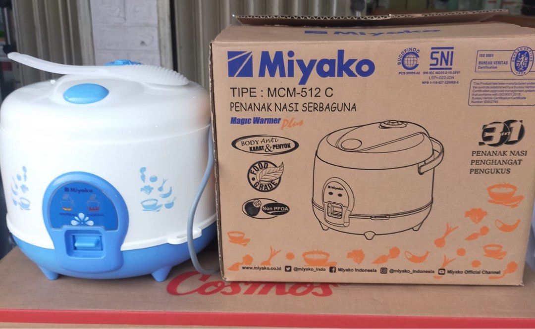 Rice Cooker Cosmos Magicom Cosmos miyako, Kitchen & Appliances di Carousell