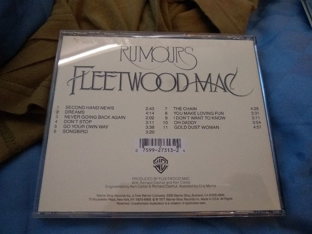 Rumours CD, Hobbies & Toys, Music & Media, CDs & DVDs on Carousell