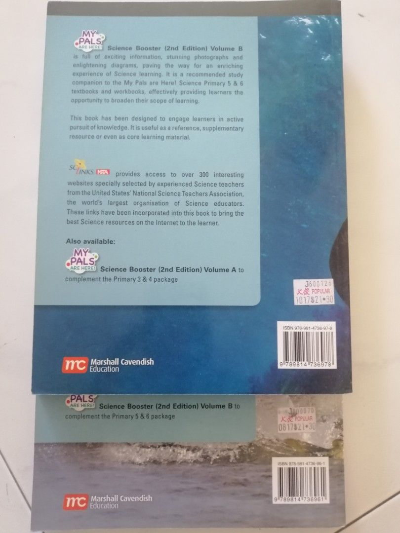 Science Booster 2nd edition (Books A and B) for PSLE preparation ...