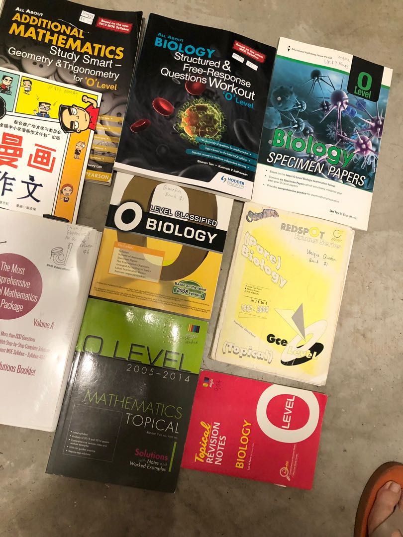 Secondary 3. 4. Assessment. Book. O level. Chemistry. Physics. Additional. Mathematics. Biology ...