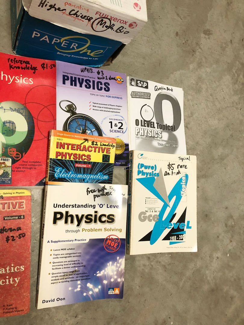 Secondary 3. 4. Assessment. Book. O level. Chemistry. Physics. Additional. Mathematics. Biology ...