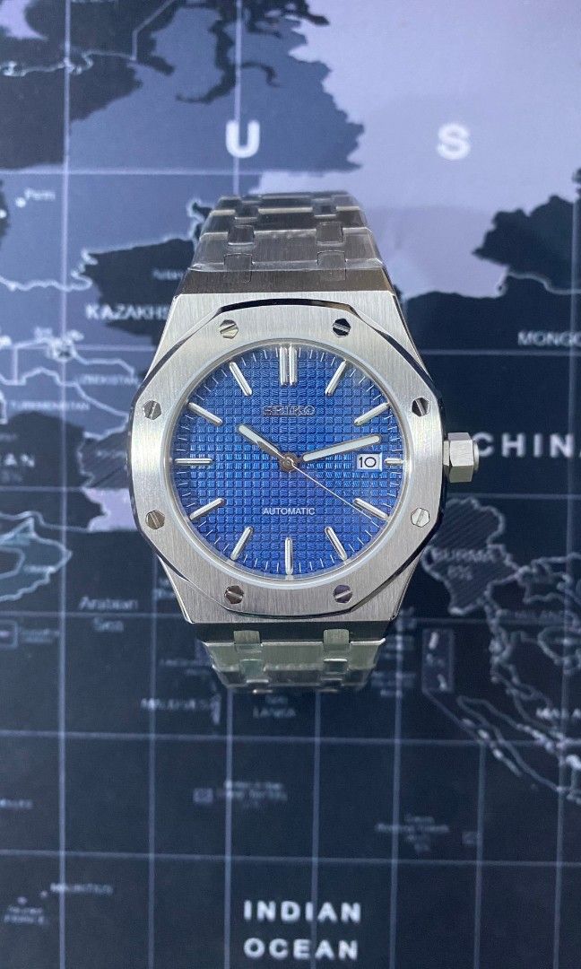 Seiko Mod AP Royal Oak, Men's Fashion, Watches & Accessories, Watches ...