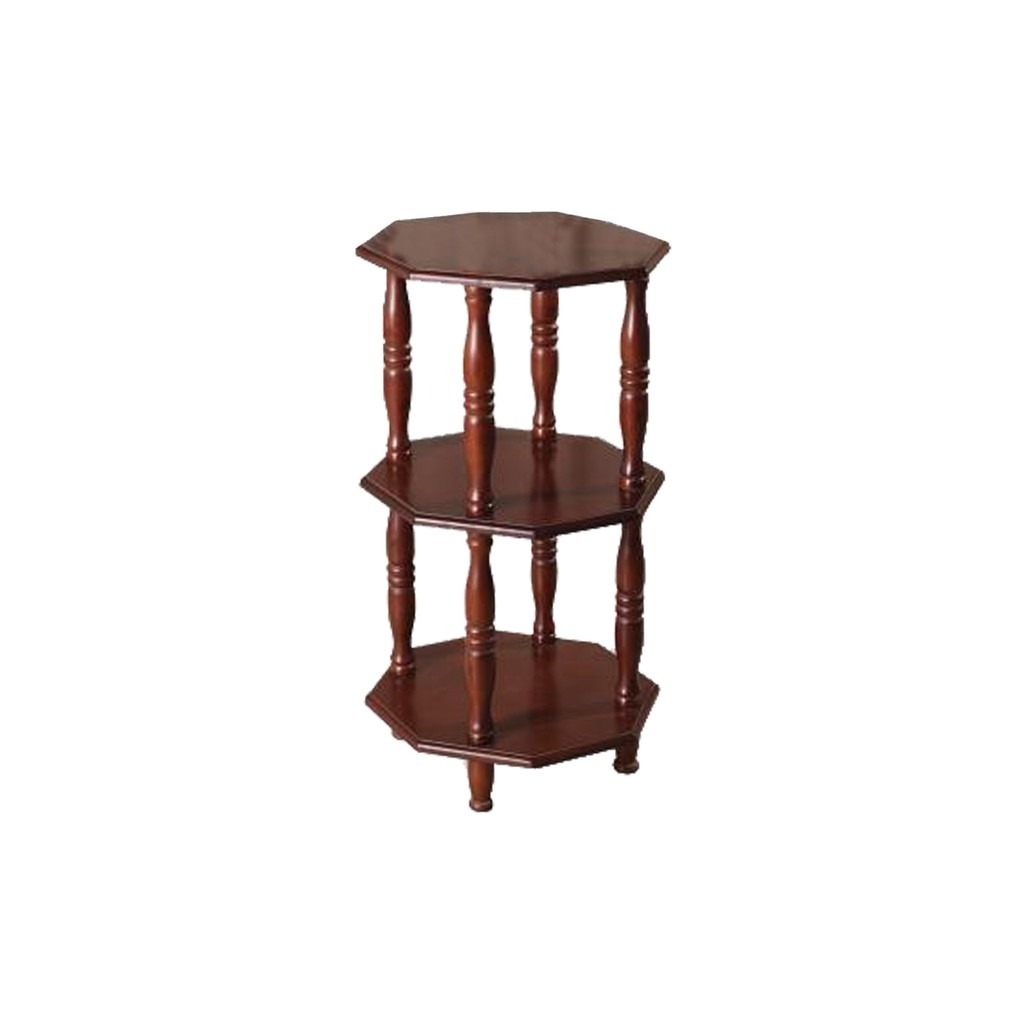 (SELF ASSEMBLY) 2 Tier Octagon Display Shelf, Furniture & Home Living ...