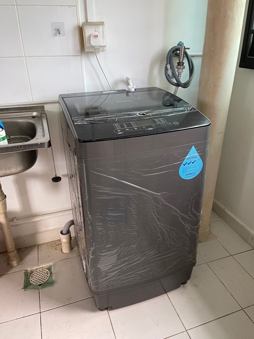 SHARP ES-G70G 7KG DARK GREY TOP LOAD WASHING MACHINE, TV & Home ...