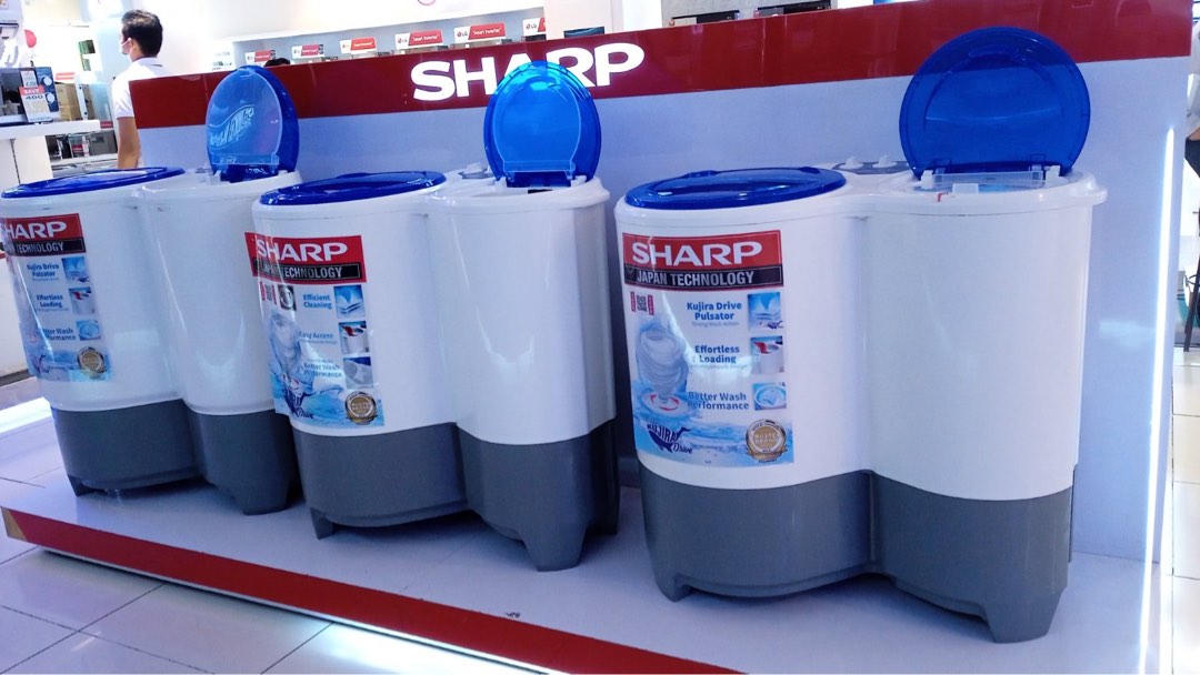 SHARP TWIN TUB WASHING MACHINE, TV & Home Appliances, Washing Machines ...