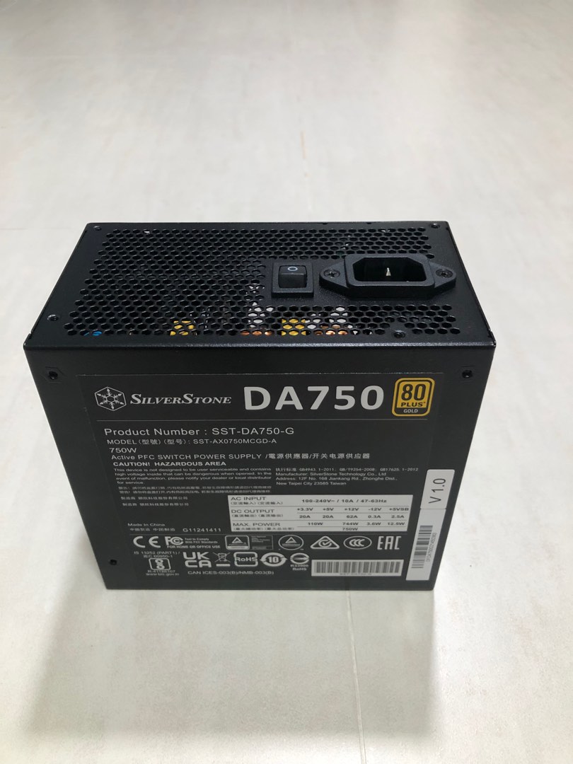 Silverstone DA750 Power Supply Unit, Computers & Tech, Parts ...