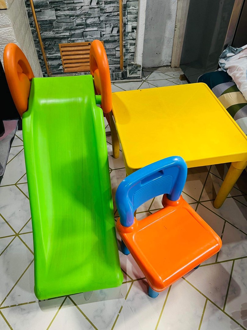 Slide with table, Babies & Kids, Baby Nursery & Kids Furniture, Other ...