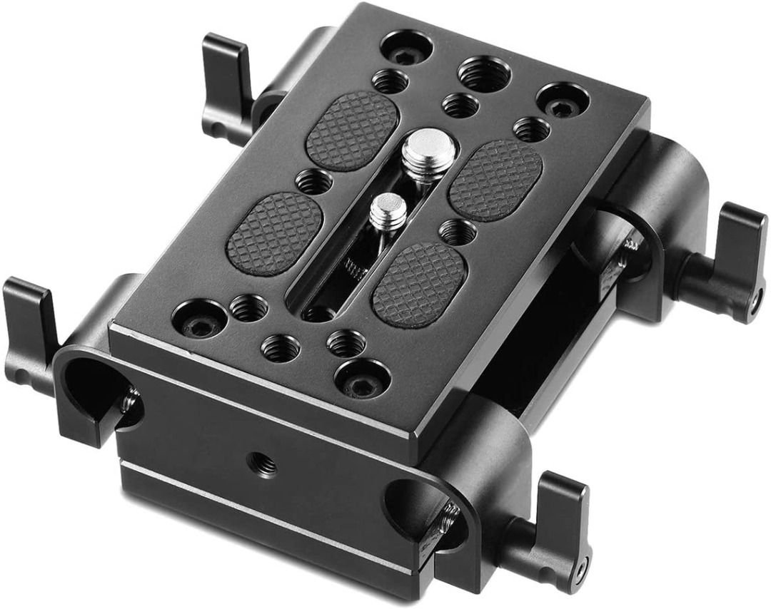 SmallRig 1798 Camera Mounting Plate Baseplate Mounting Plate with 15mm ...