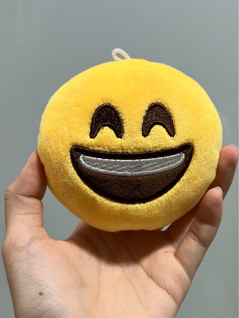 Smily Face Plush Without Keychain, Hobbies & Toys, Toys & Games on ...