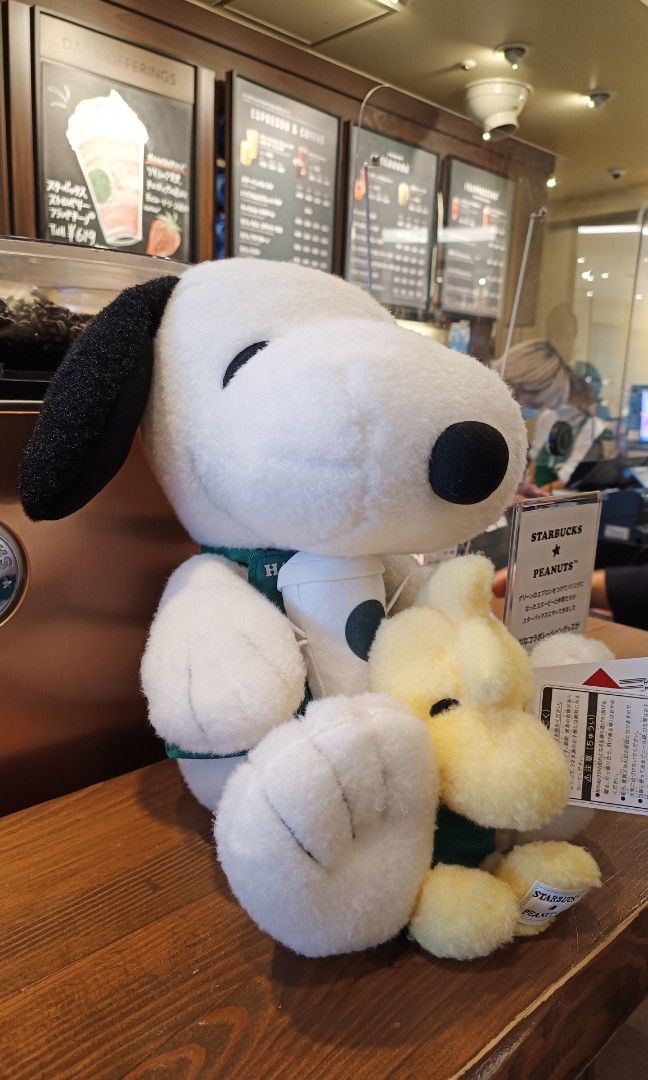Snoopy plushie (Peanuts x Starbucks Japan), Hobbies & Toys, Toys ...