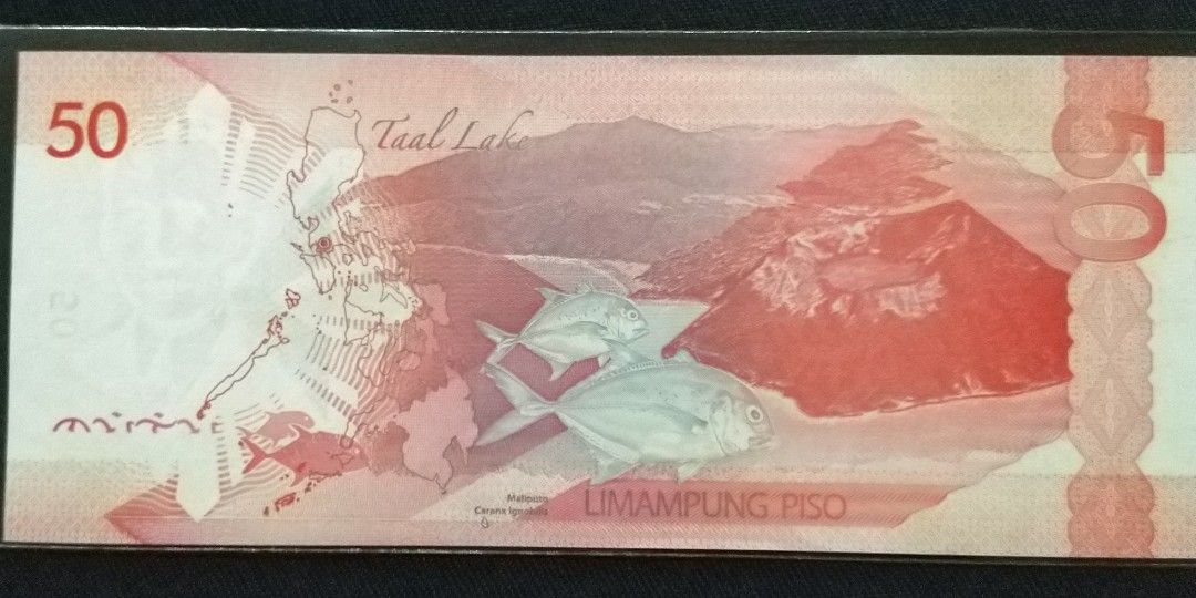 Solid Serial Number 9 Banknotes 50 peso on Carousell