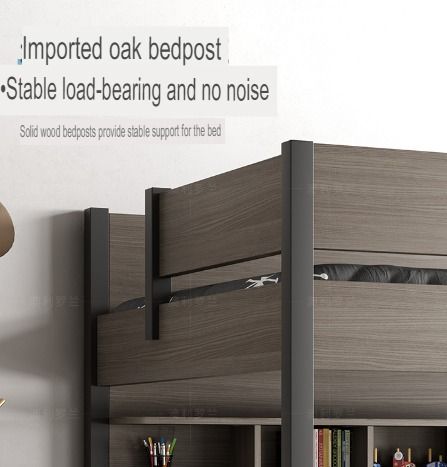 Solid wood bunk bed two-story bunk bed children's bunk bed two-story ...