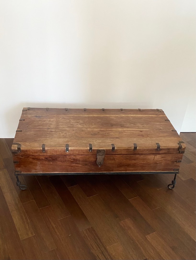 Solid Wood Low Table/Chest, Furniture & Home Living, Furniture, Other ...