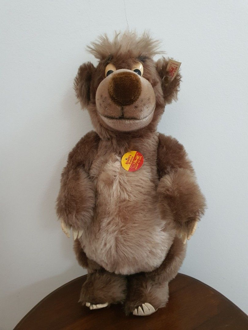 Steiff Baloo bear, Hobbies & Toys, Memorabilia & Collectibles, Vintage Collectibles on Carousell