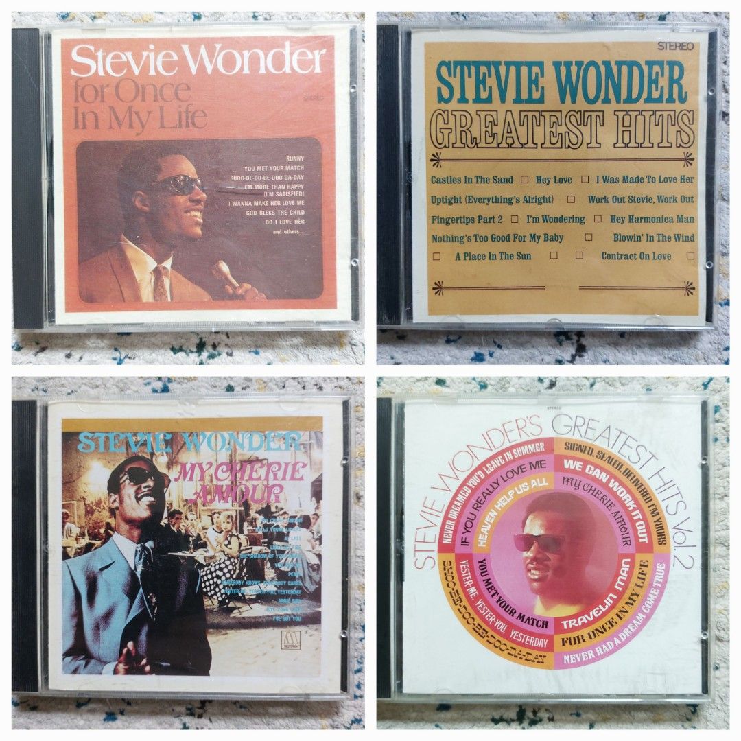 Stevie Wonder CDs @ $6 each, Hobbies & Toys, Music & Media, CDs & DVDs ...