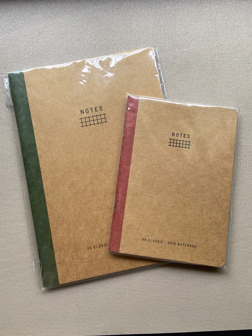 Stradmore Notes Grid Notebook Set Bundle A6 and A5, Hobbies & Toys ...