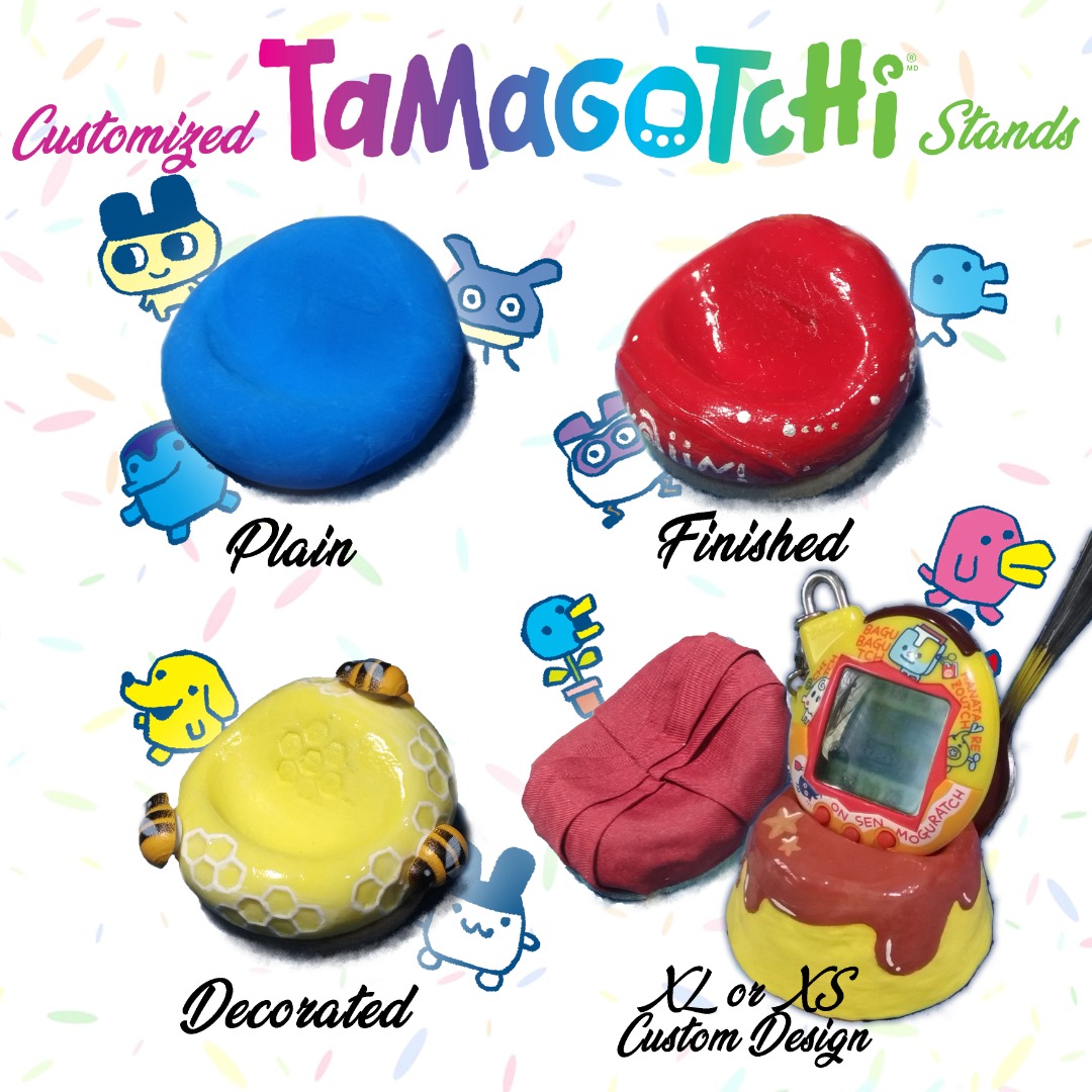Tamagotchi Custom Stands, Hobbies & Toys, Toys & Games on Carousell