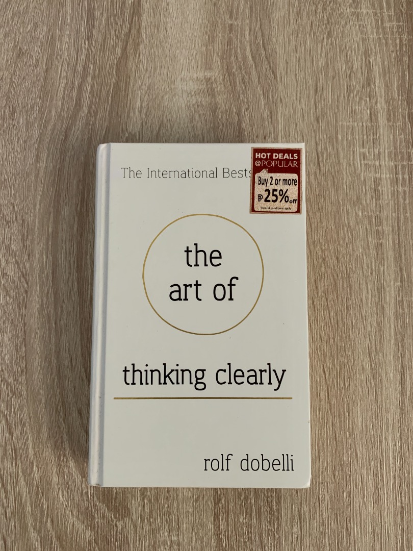 The Art of Thinking Clearly, Hobbies & Toys, Books & Magazines, Fiction ...
