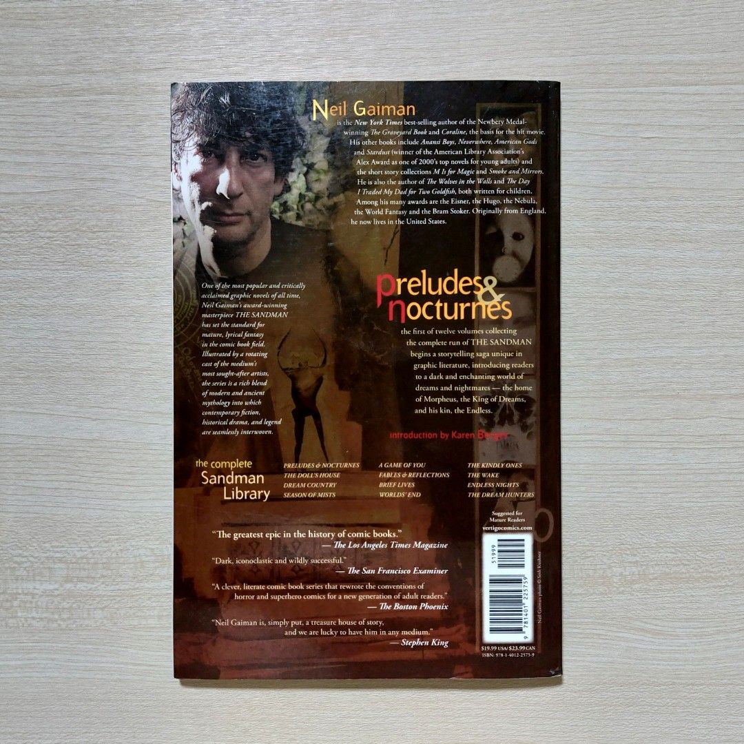 The Sandman Vol. 1: Preludes & Nocturnes (Fully Recolored Edition) by ...