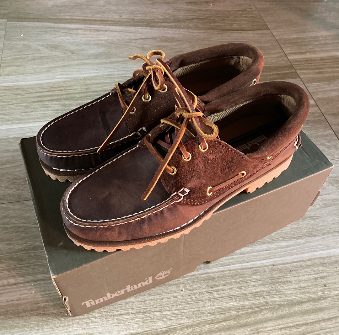 Timberland 3 eye lug shoes, Men's Fashion, Footwear, Boots on Carousell