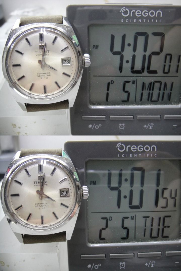 TISSOT VISODATE SEASTAR T.12 21 JEWELS AUTOMATIC WATCH 1965's, Men's ...