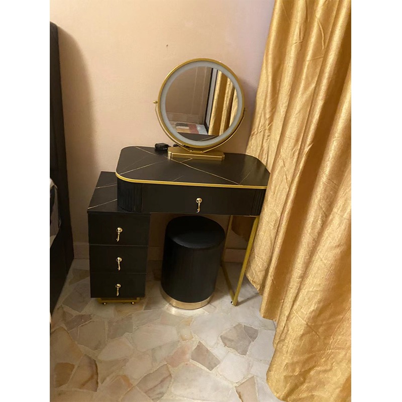 Toilet Table Dressing Table 50/60/80cm Makeup Table Free Install ...