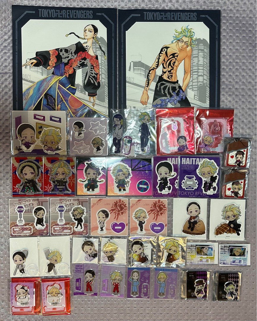 Tokyo Revengers Haitani Ran & Rindo Merch, Hobbies & Toys, Memorabilia ...