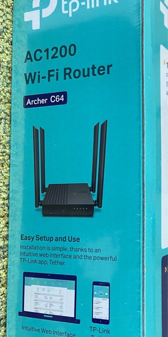 TP link AC1200 Wi-fi router Archer C64, 電腦＆科技, 電腦周邊及配件, Wifi及上網相關產品 ...