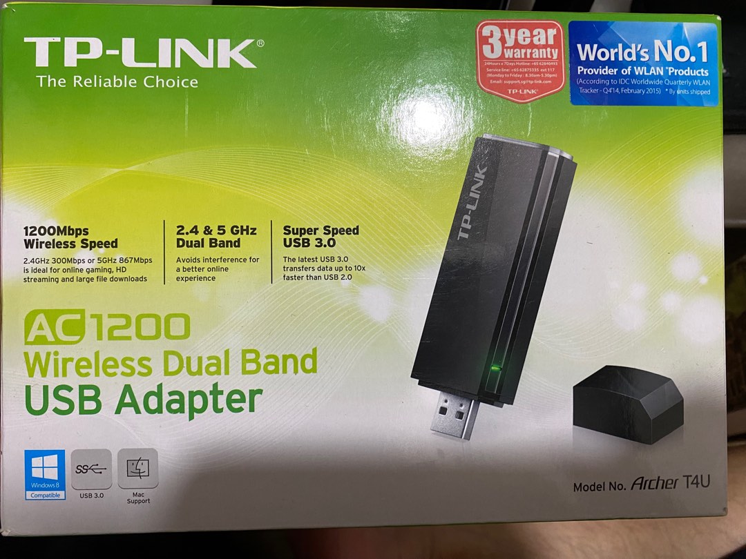 TP-link USB adapter AC1200, Computers & Tech, Parts & Accessories ...