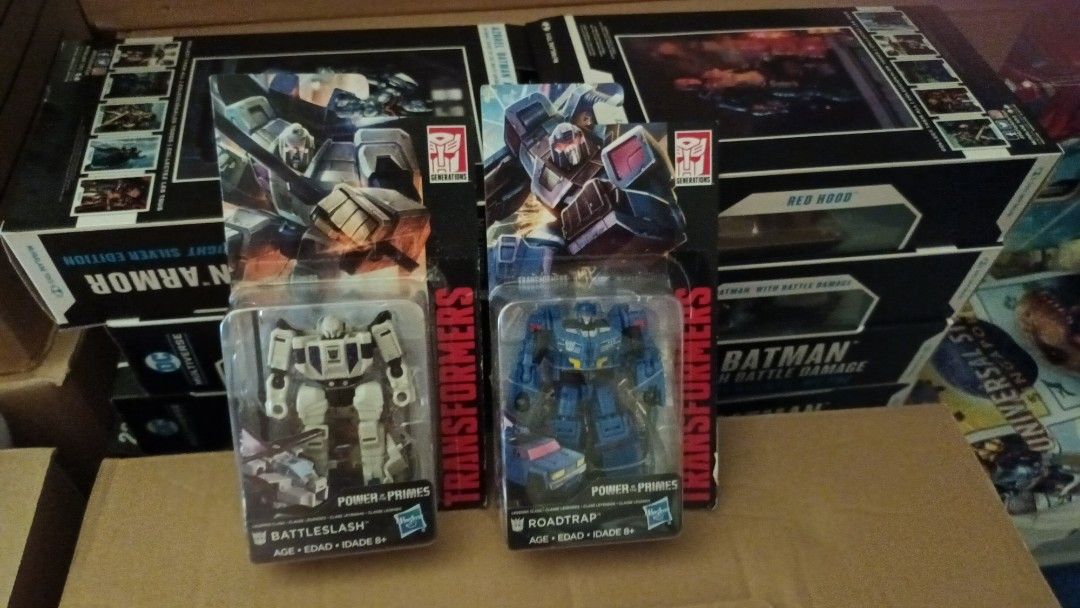 Transformers BattleSlash & RoadTrap MOSC, Hobbies & Toys, Toys & Games ...