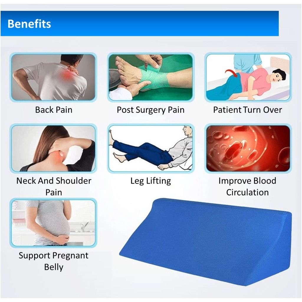 Triangular Wedge Pillow Nursing Pillow Turning Pad, Furniture & Home ...