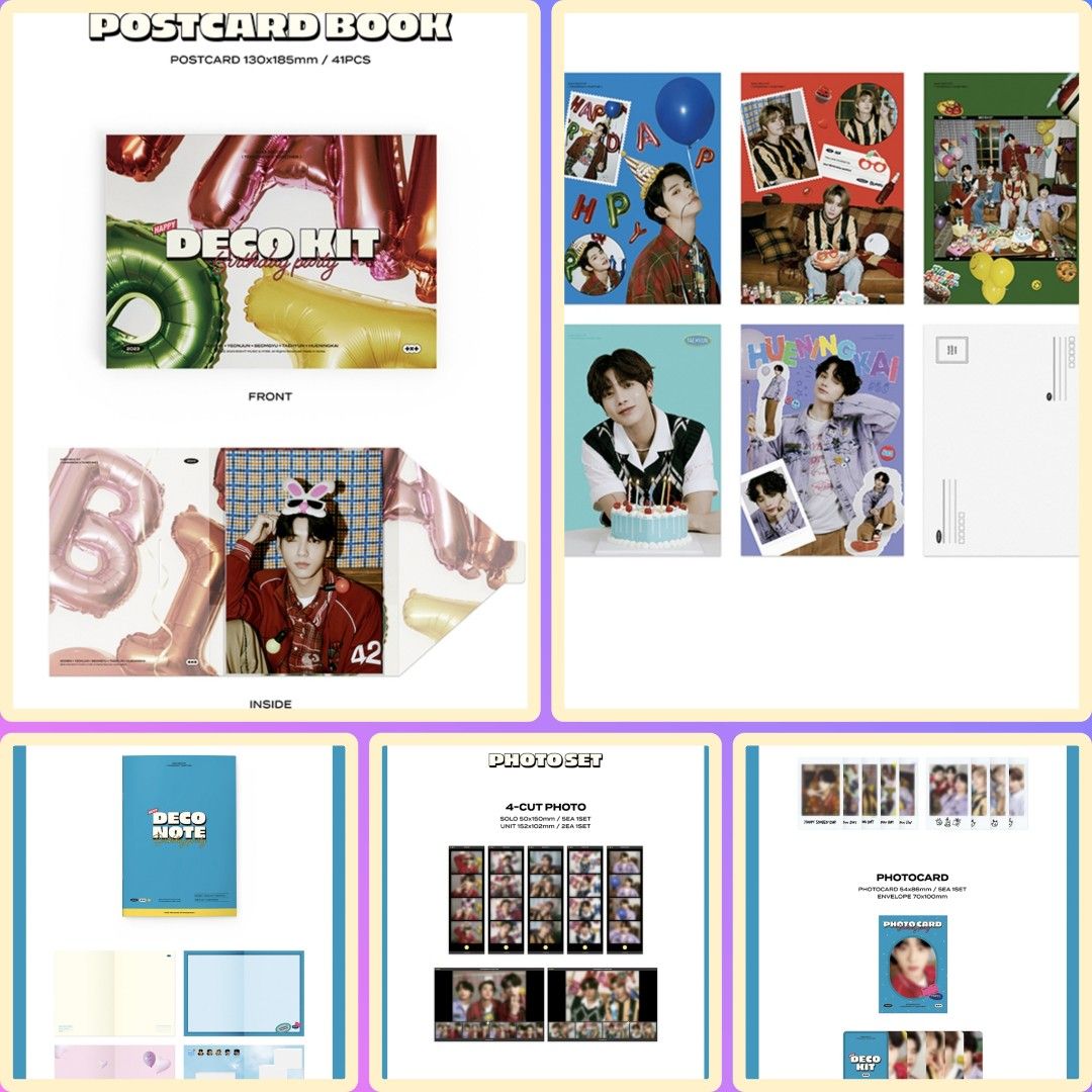 TXT Tomorrow x Together Deco Kit 2023 with Weverse Special Gifts ...