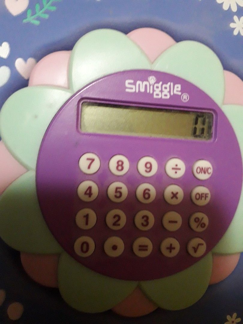 Unicorn SMIGGLE purple pencil case with calculator, Hobbies & Toys ...