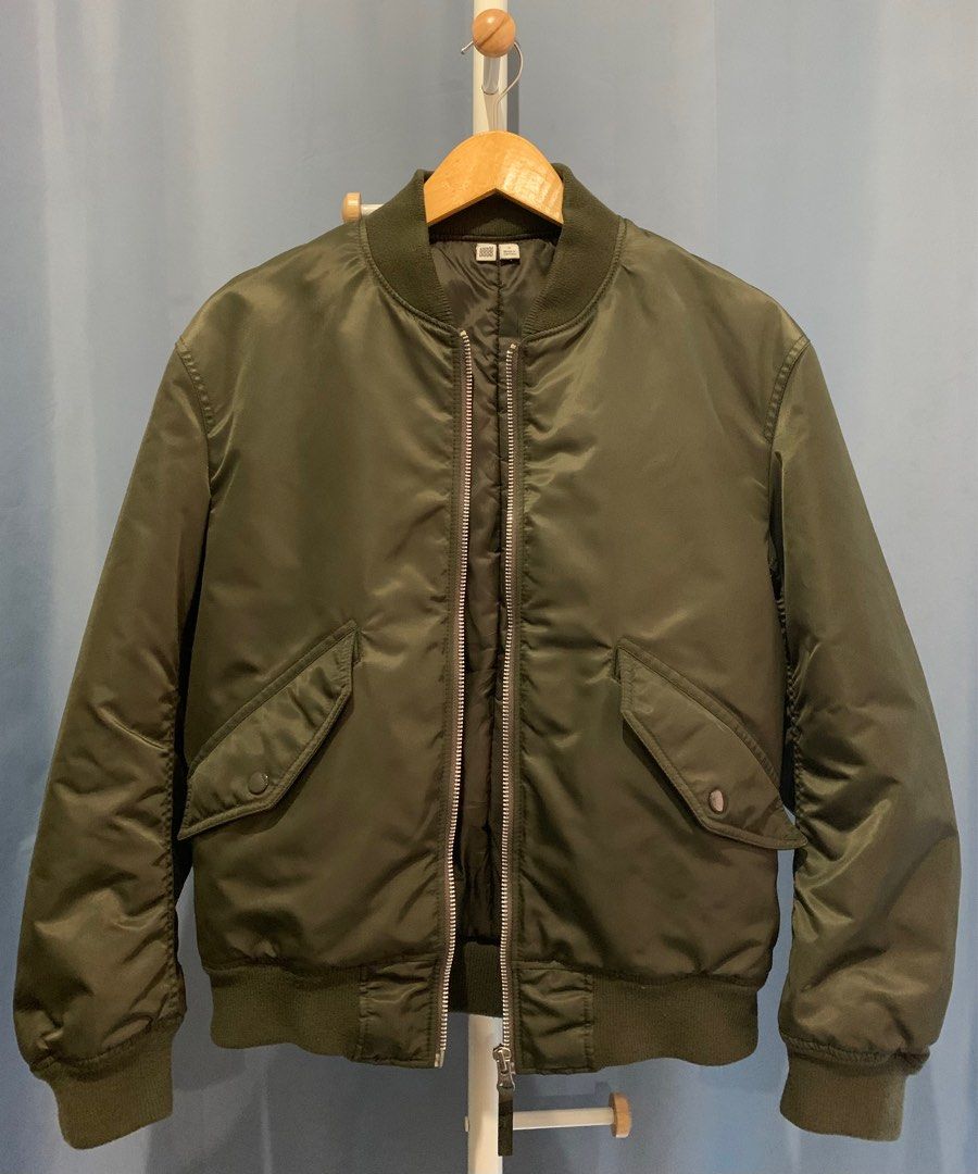 UNIQLO BOMBER MA-1 | UNDERCOVER, Fesyen Pria, Pakaian , Baju Luaran di Carousell