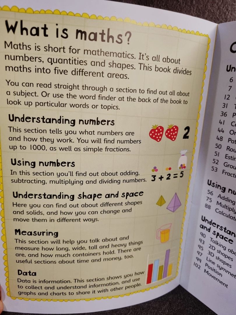 Usborne First Illustrated Maths Dictionary Children First Math Junior ...
