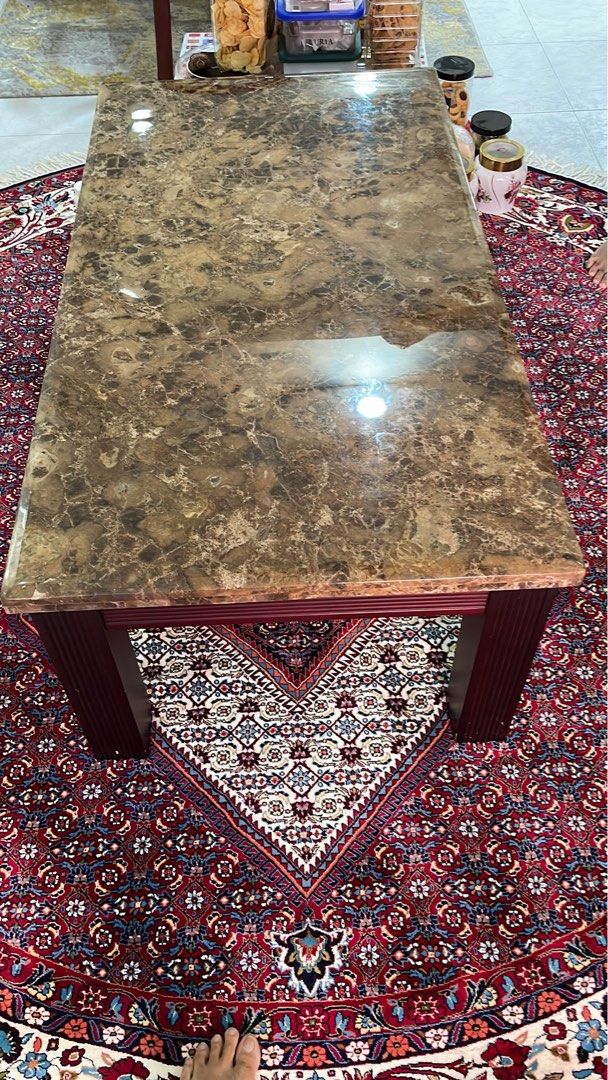 Used Coffee Table (Marble Top), Furniture & Home Living, Furniture ...