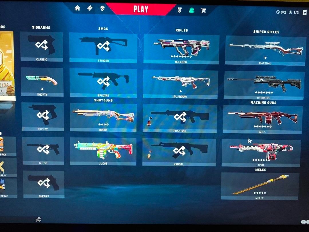 Valorant 34 prem skins VCT lock in knife STACKED account, Video Gaming ...