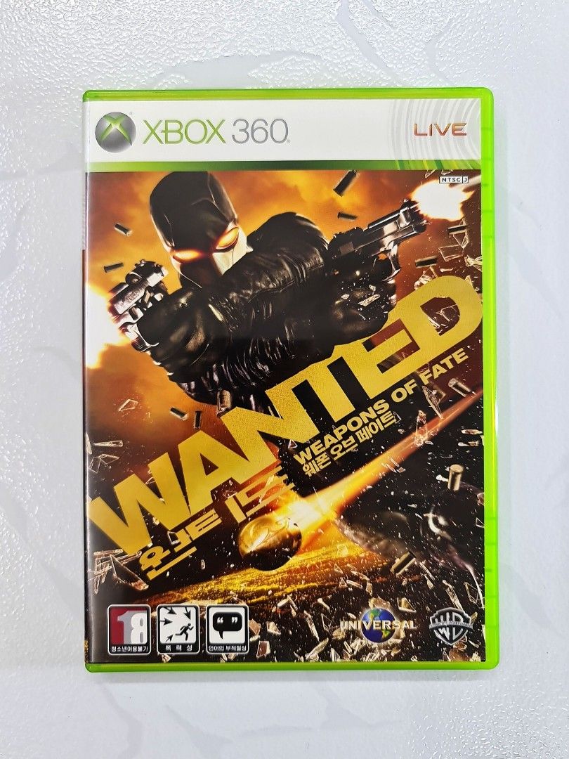 Video Game for Xbox 360 : Wanted : Weapons of Fate, English & Korean ...