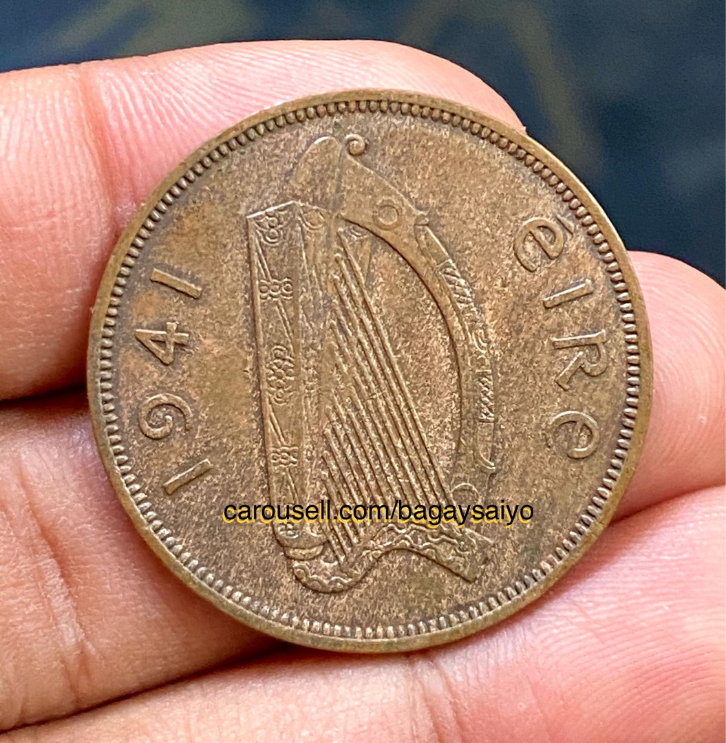 Vintage 1941 Ireland 1d Penny Collectible on Carousell