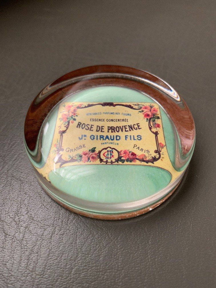 vintage flint glass paperweight on Carousell