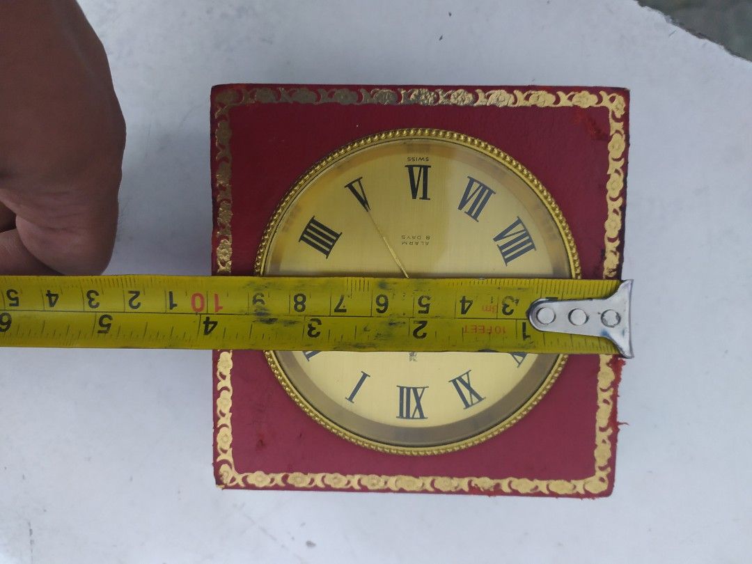 Vintage Swiss Looping Winding Alarm Clock Pure Brass (Working) on Carousell