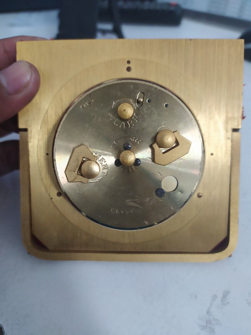 Vintage Swiss Looping 8 Day Alarm Clock Pure Brass (Working AS-IS ...